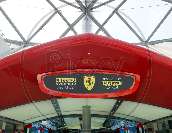 Image of Entrance of Ferrari World-LU038944-Picxy