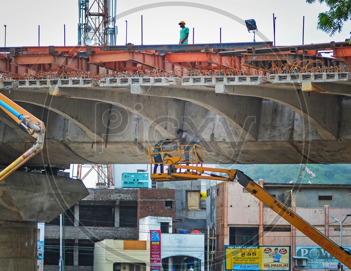 Image of Fly over construction near Kanaka durga temple-HD781458-Picxy