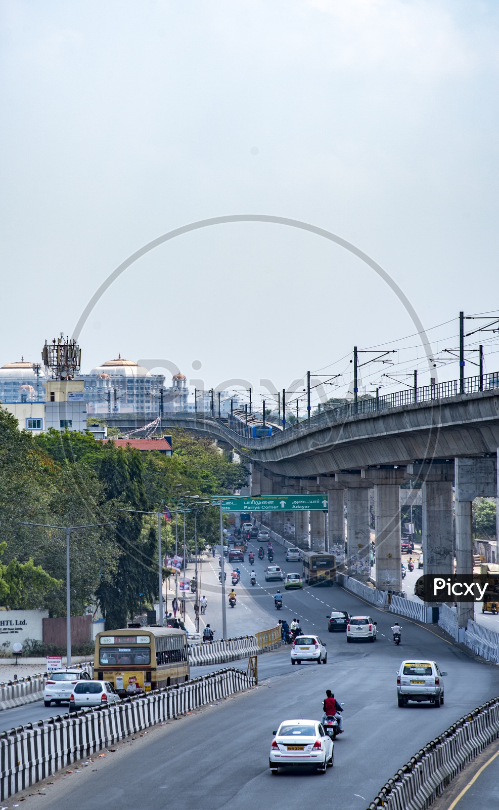 Image of Kathipara Junction,Chennai.-FB565056-Picxy