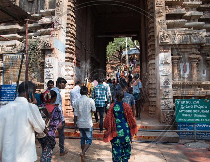 Image of Mysore Gopuram at step no 250, Lord Venkateswara Swamy Temple ...