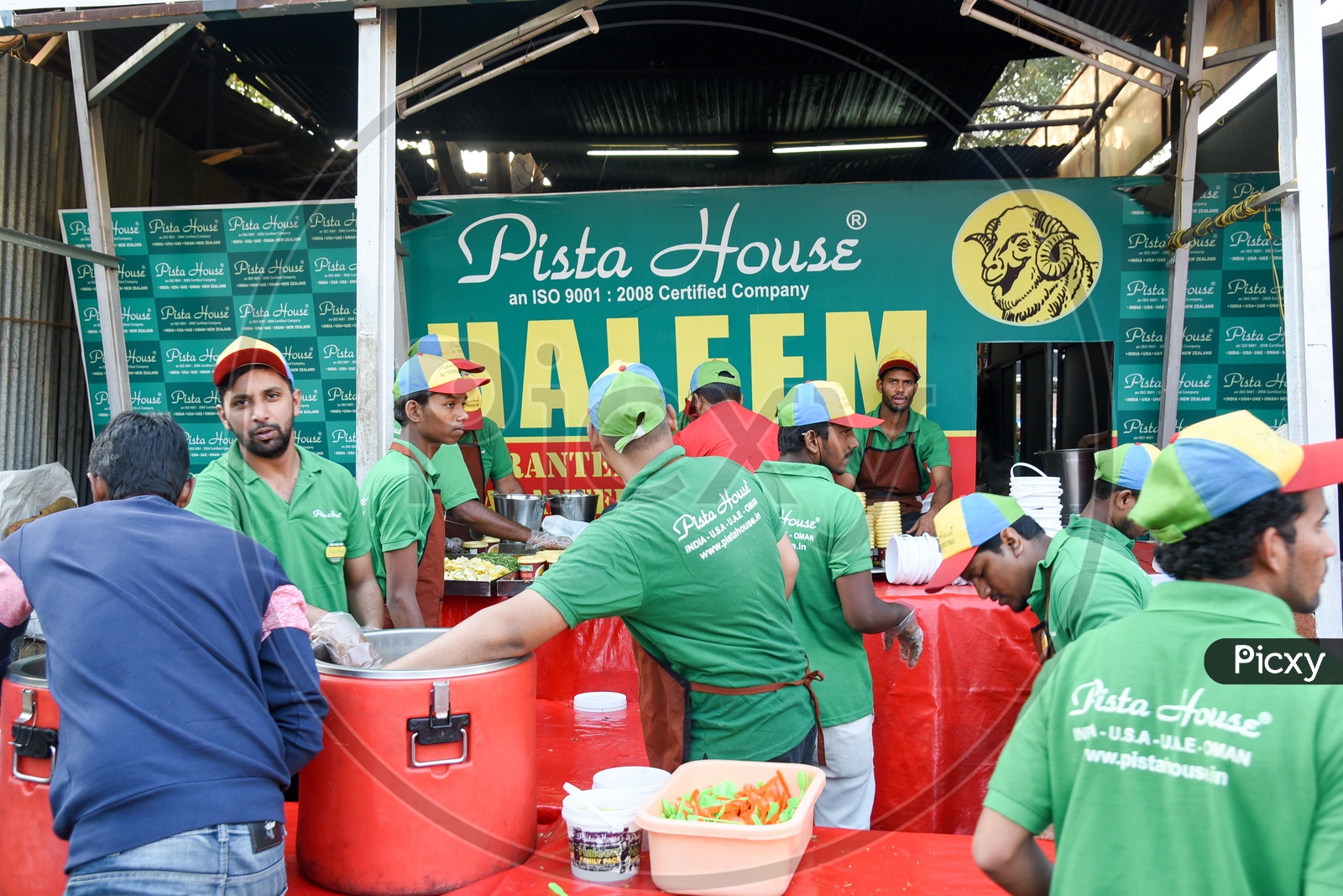 Pista House Logo Haleem From Pista House, Hyderabad Home Delivered By