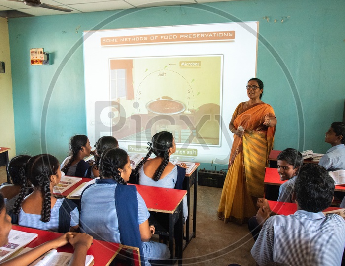 Image of Digital Class rooms, Government Schools, Andhra Pradesh ...