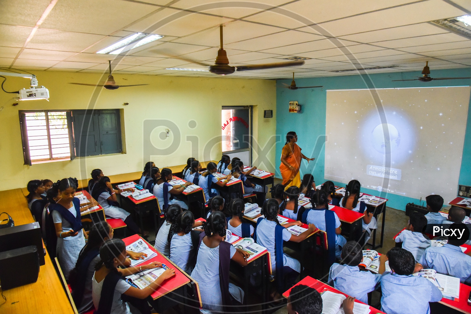 Image of Digital Class rooms, Government Schools, Andhra Pradesh ...