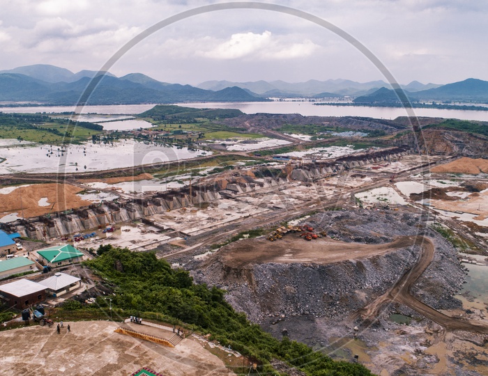 Image of Polavaram Irrigation Project Dam Site-ZS618956-Picxy