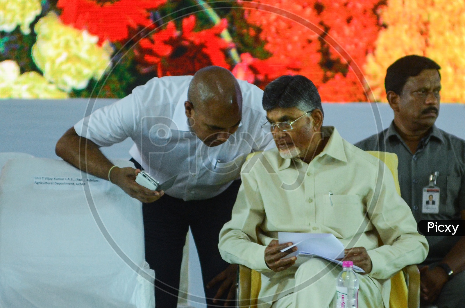 Image of Chief Minister Chandra Babu Naidu at Zero Budget Nature ...