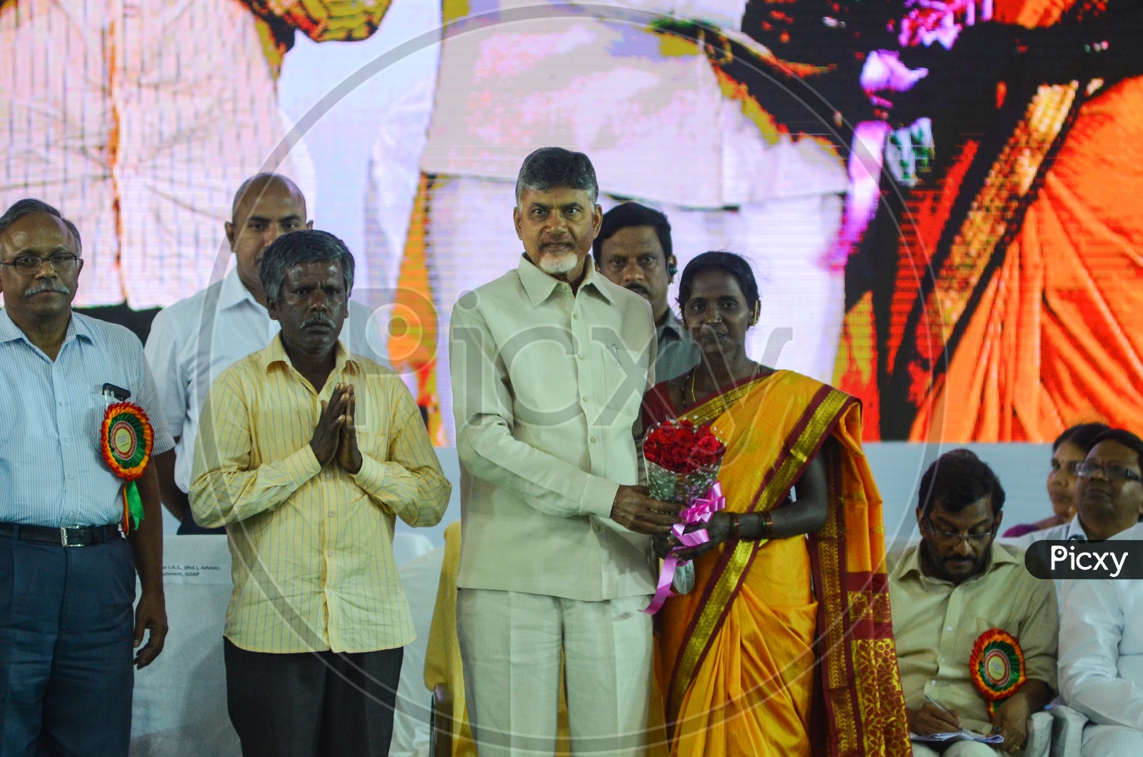 Image of Chief Minister Chandra Babu Naidu at Zero Budget Nature ...