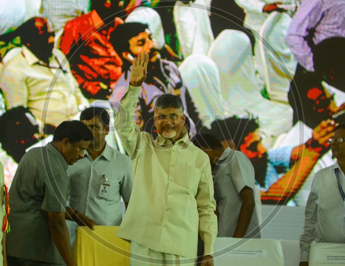 Image of Chief Minister Chandra Babu Naidu at Zero Budget Nature ...