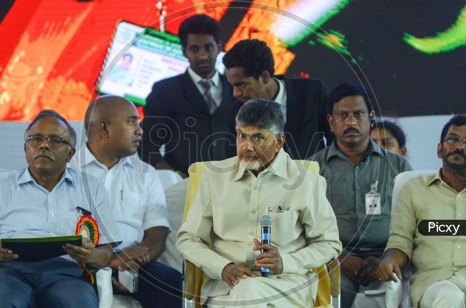 Image of Chief Minister Chandra Babu Naidu at Zero Budget Nature ...