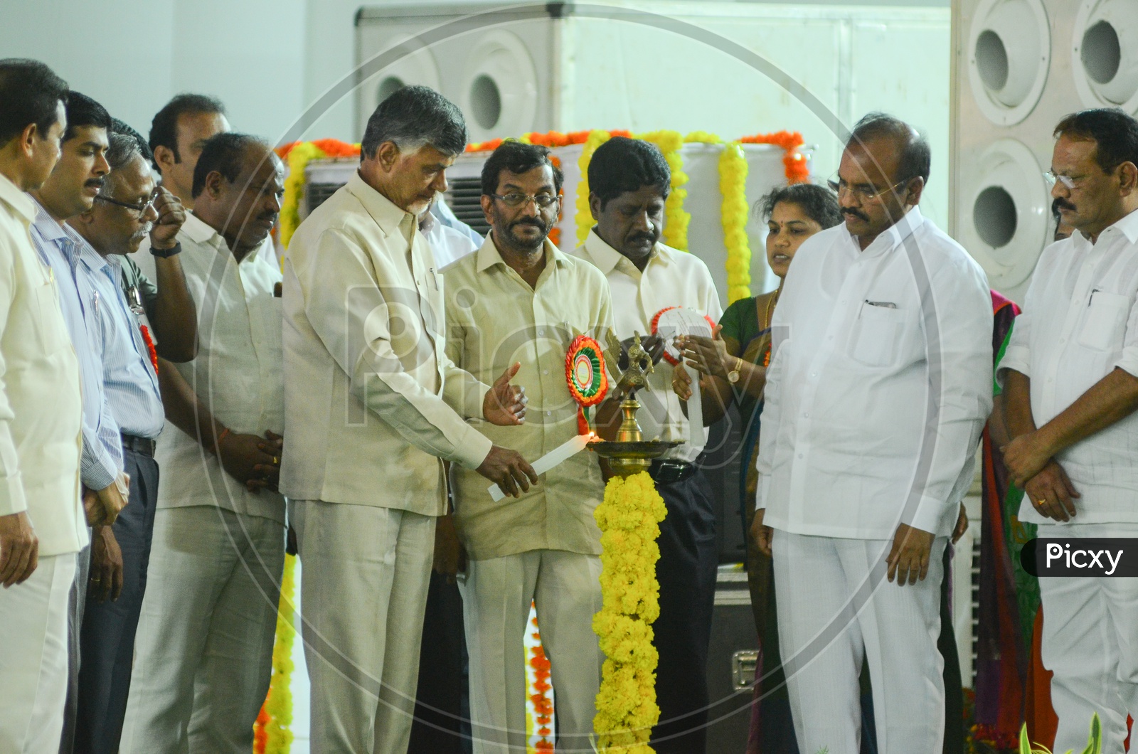 Image of Chief Minister Chandra Babu Naidu at Zero Budget Nature ...