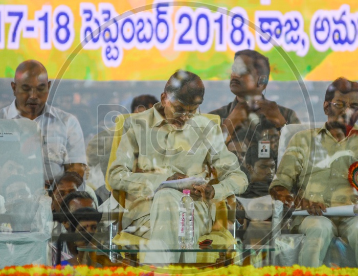 Image of Chief Minister Chandra Babu Naidu at Zero Budget Nature ...