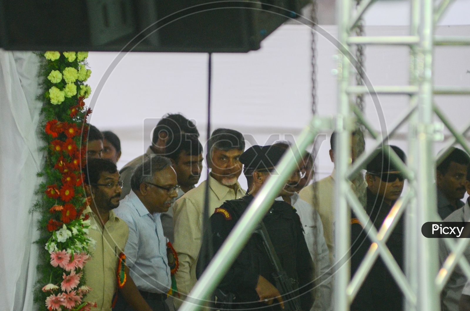 Image of Chief Minister Chandra Babu Naidu at Zero Budget Nature Farming (ZBNF) farmers meet ...