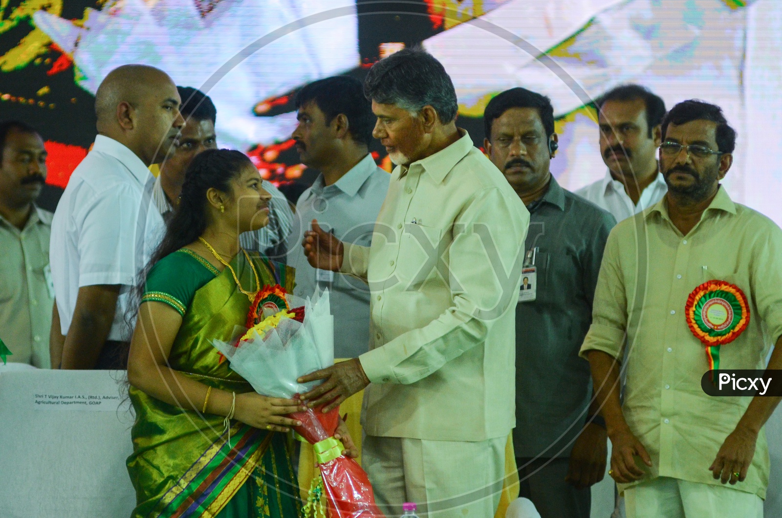 Image of Chief Minister Chandra Babu Naidu at Zero Budget Nature ...
