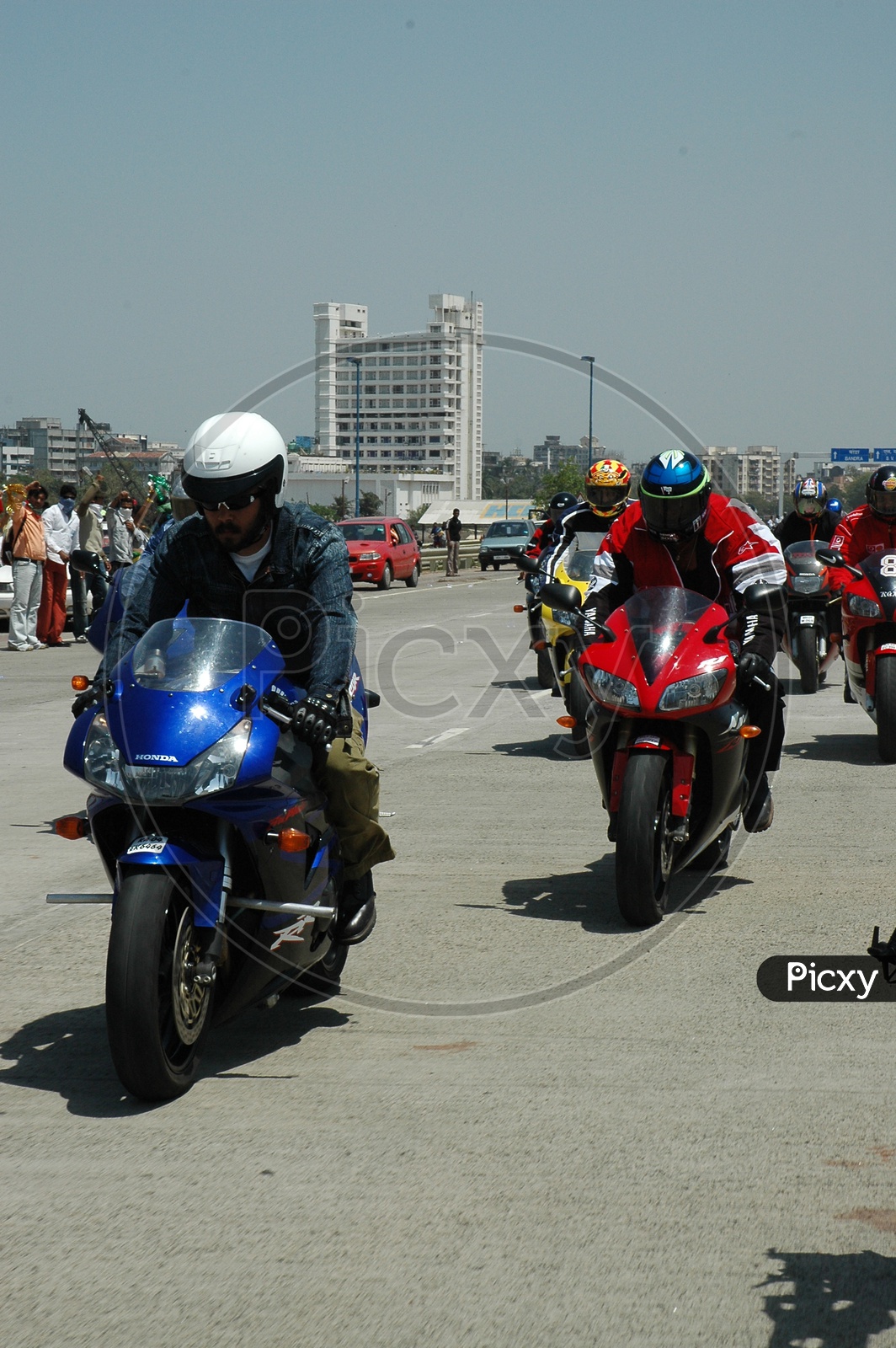 Image of Telugu Film Actor Nagarjuna in a Bike Sequence in a Movie at ...