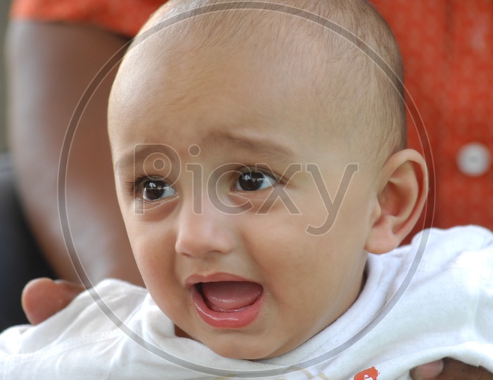 Image of A Cute Adorable Indian Baby Boy Closeup Shots With Expressions ...