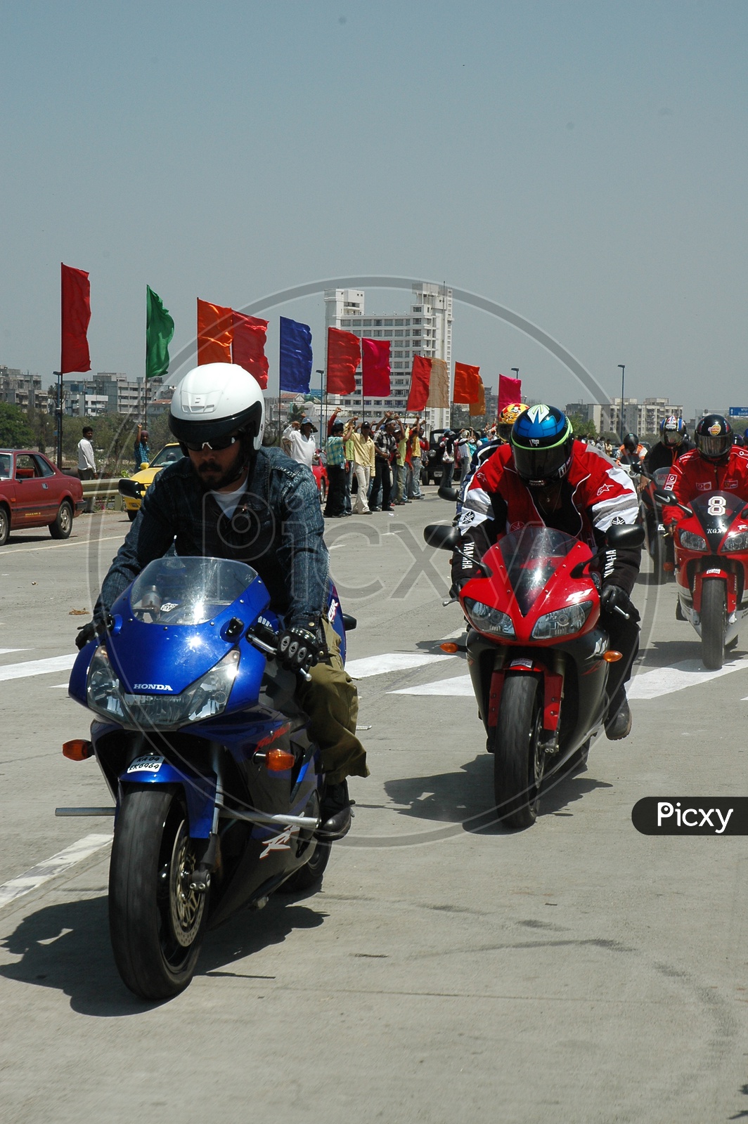 Image of Telugu Film Actor Nagarjuna in a Bike Sequence in a Movie at ...