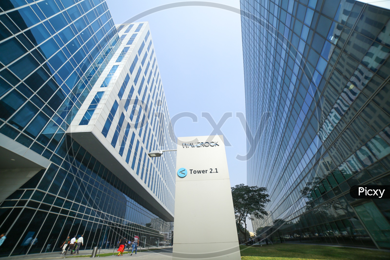 Image of A Beautiful Architectural View Of WaveRock SEZ Building In ...