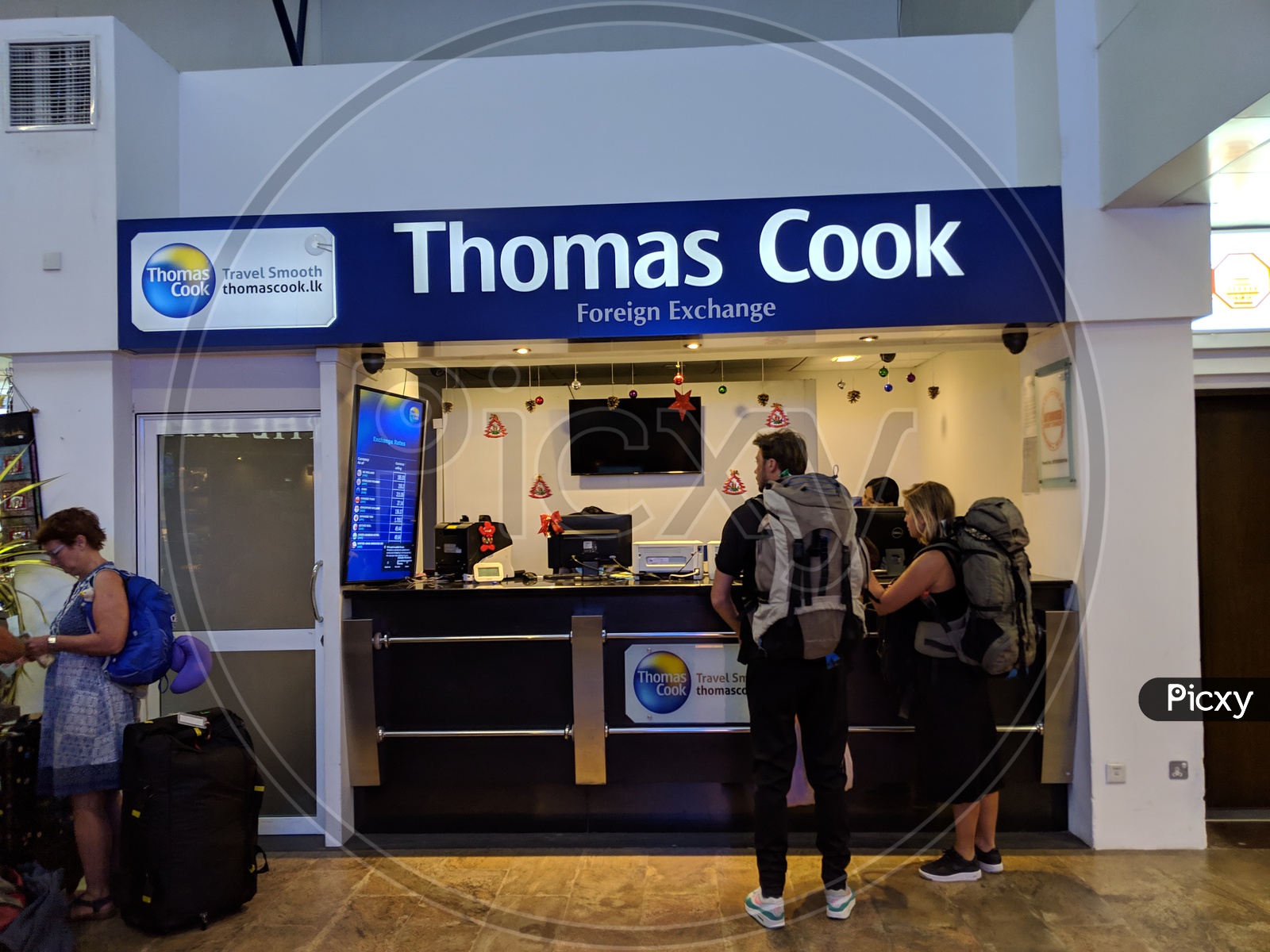 Image of Thomas Cook foreign currency exchange at Colombo Airport ...
