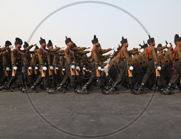 Image of Indian Army Day Celebrations at Parade Ground in Delhi ...