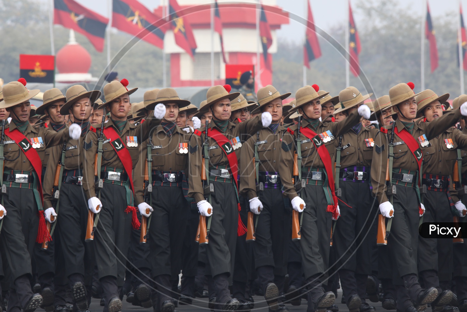 Image of Indian Army Day Celebrations at Parade Ground in Delhi ...