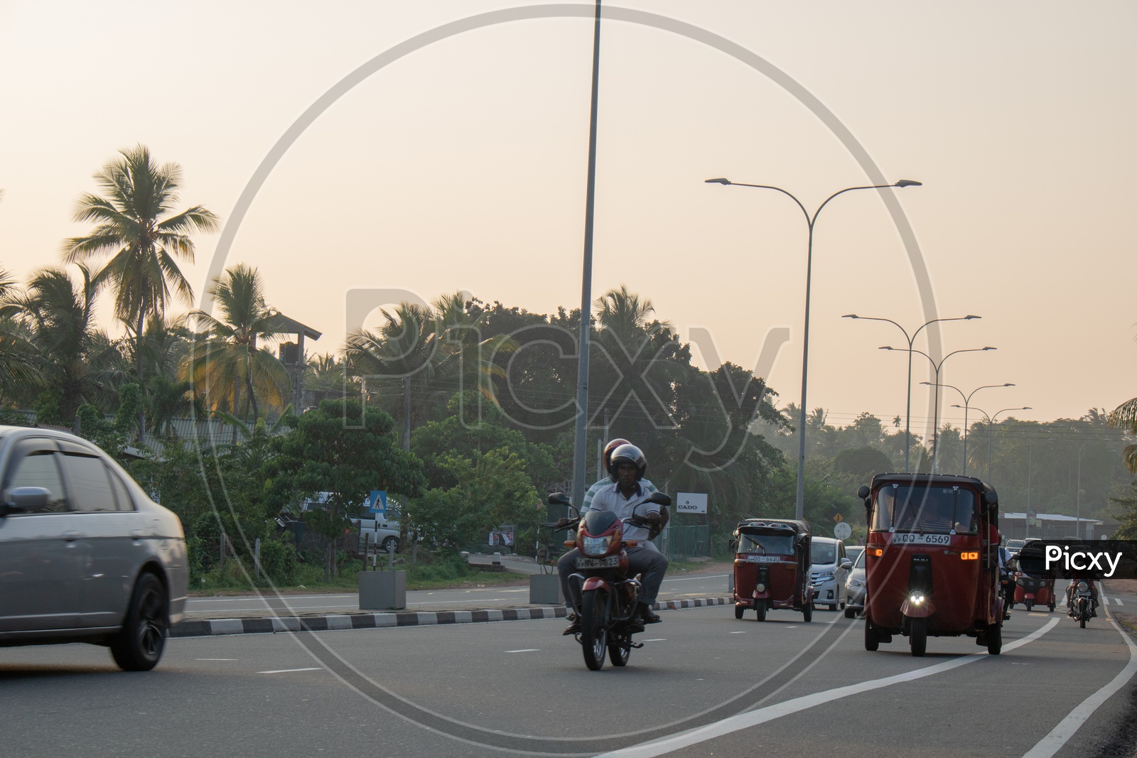 Image of Vehicles Commuting On Highways in Colombo ,Sri Lanka-FJ241275 ...