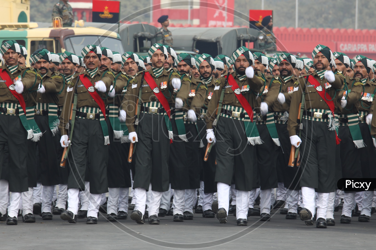 Image of Indian Army Day Celebrations at Parade Ground in Delhi ...