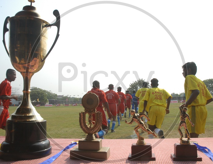 Image of Local Football Team Playing-NH145373-Picxy