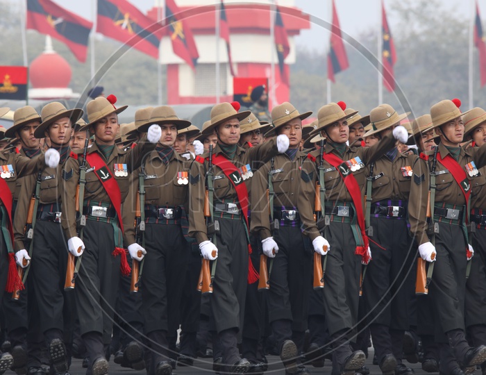 Image of Indian Army Day Celebrations at Parade Ground in Delhi ...