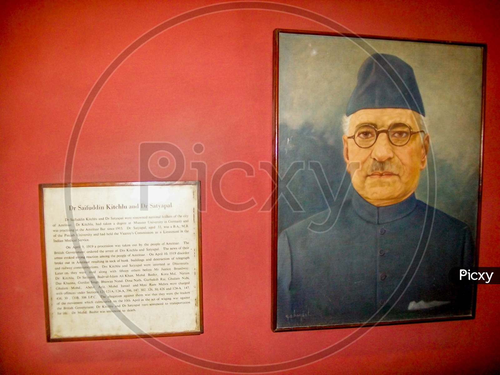 Image of Pictures of Indian Freedom Fighters at the Jallianwala Bagh ...