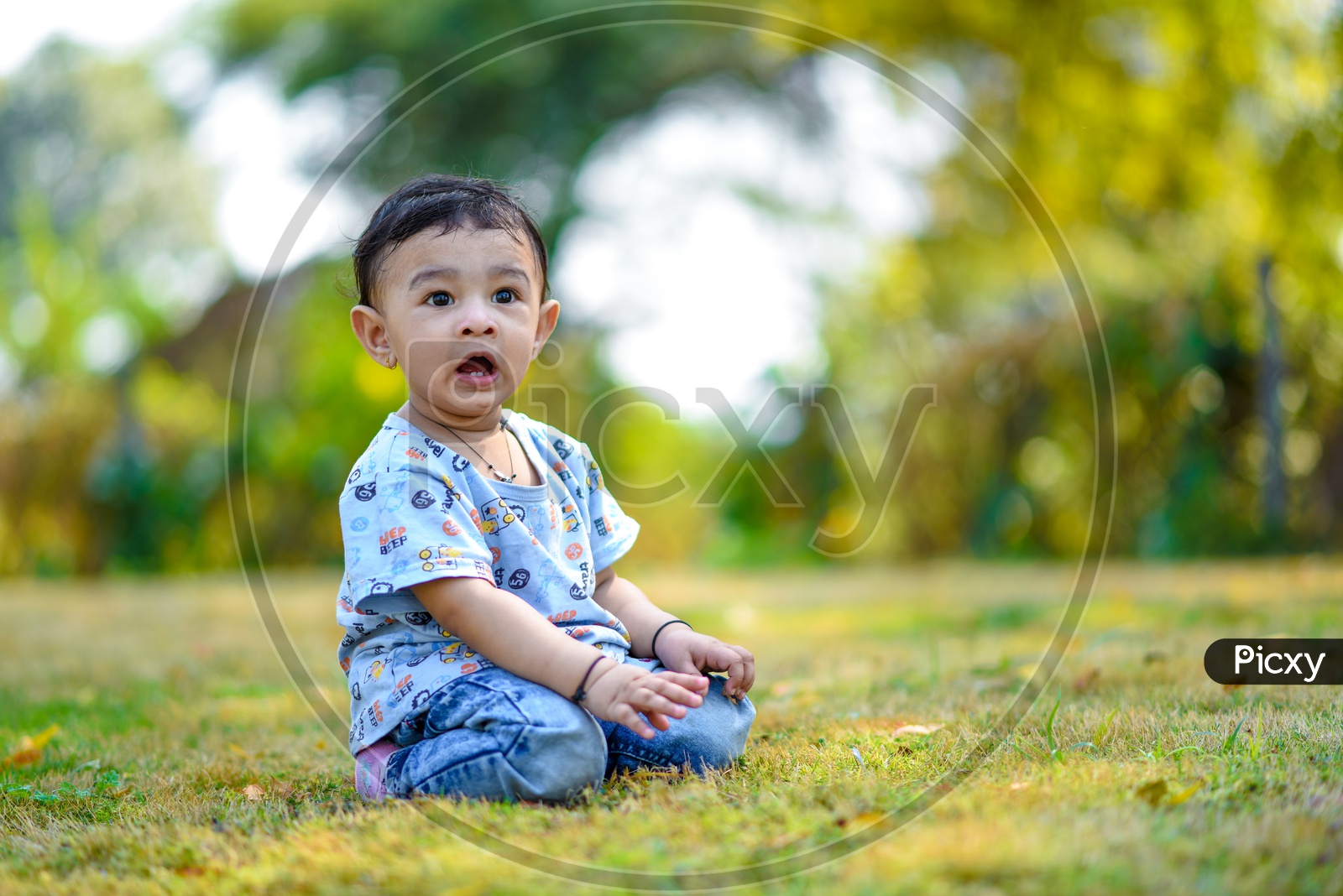 Image of Indian Cute Baby Boy Closeup Shot With a Cute Expressions-ZQ180243-Picxy