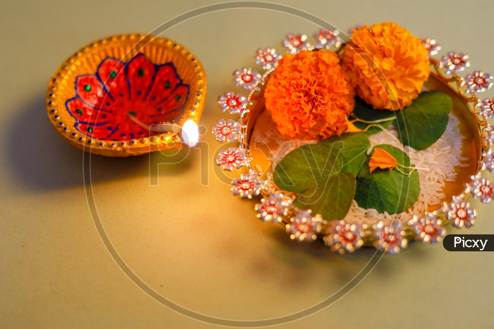 Image of Indian Festival Diwali, Diwali Lamps, Deepavali Diyas-NS773494 ...