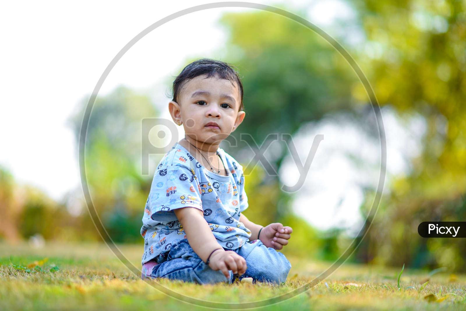 Image of Indian Cute Baby Boy Closeup Shot With a Cute Expressions-PG182326-Picxy