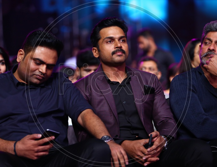 Image of Actor Karthi And Director Vamshi Paidipally At Film Fare ...