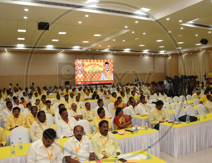 Image of TDP Working Committee Meeting In Vijayawada Held At July 12 , 2018-LE566542-Picxy