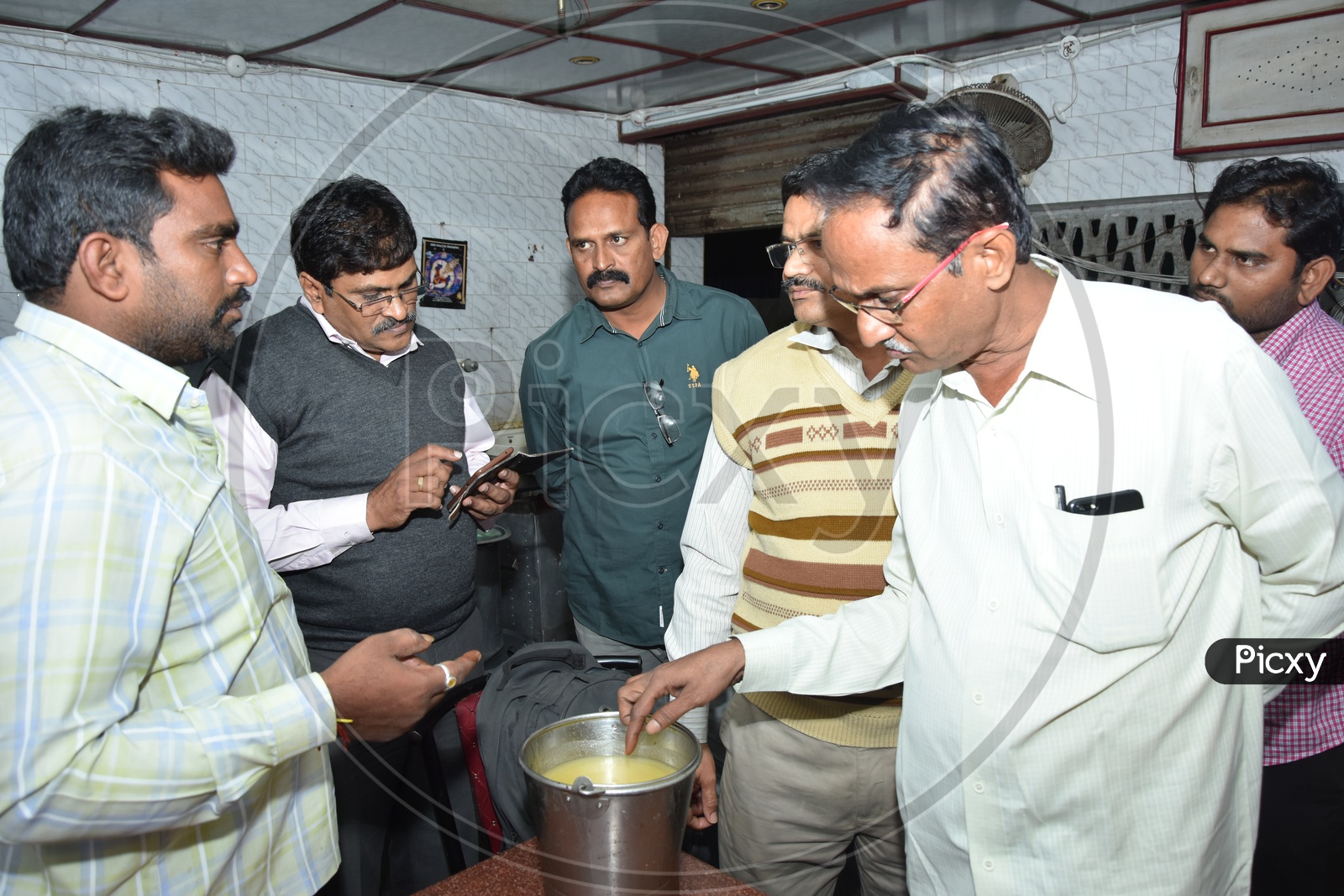 Image of Food Inspection Officers Or Food Safety Officers Inspecting ...