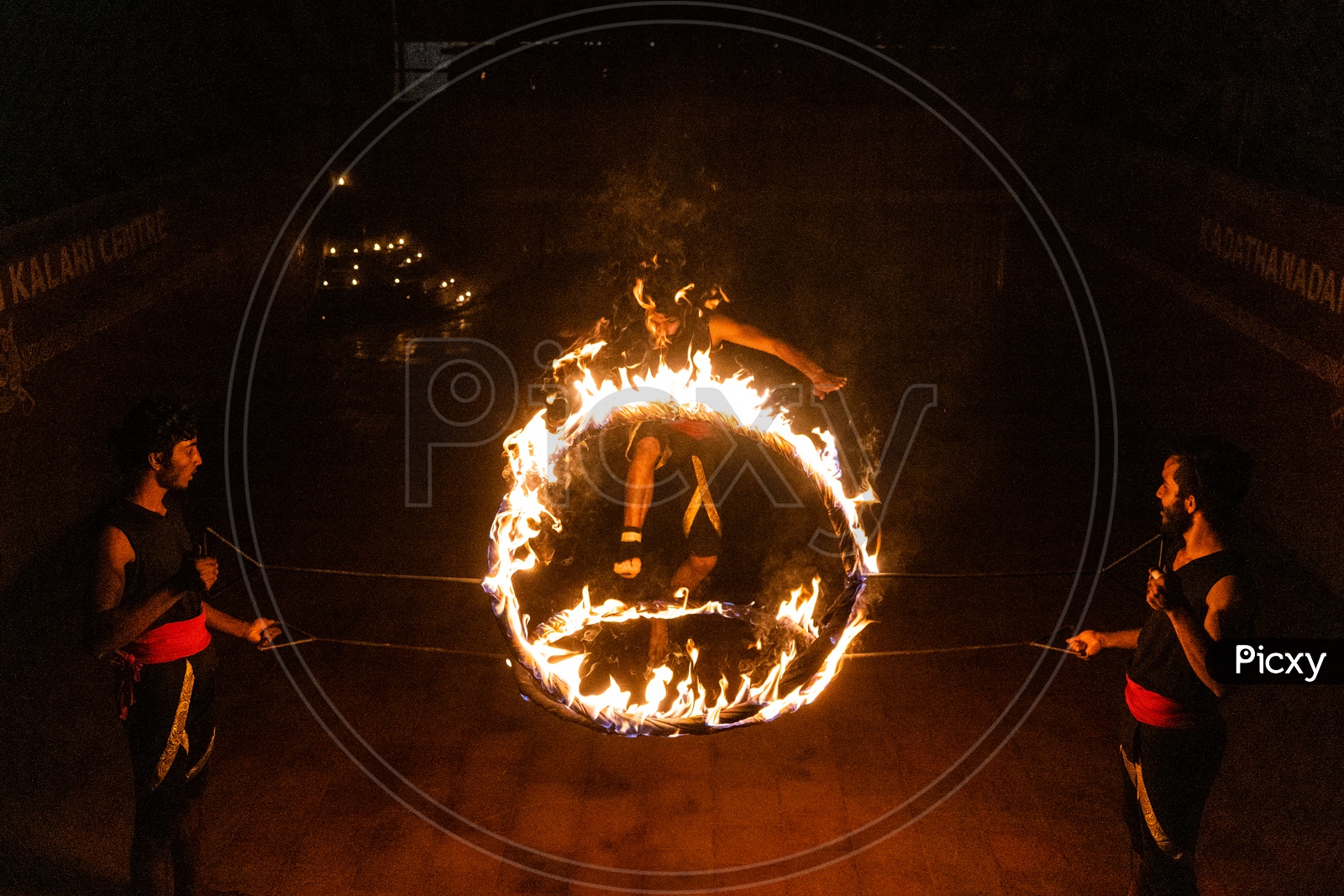 Image of Indian Martial Arts Kalariya Pattu Performance By Kerala Man ...