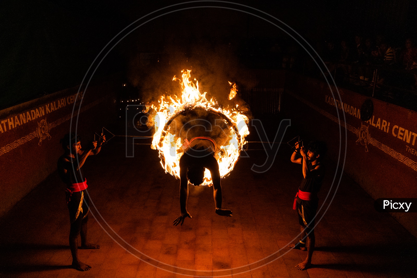 Image of Indian Martial Arts Kalariya Pattu Performance By Kerala Man ...