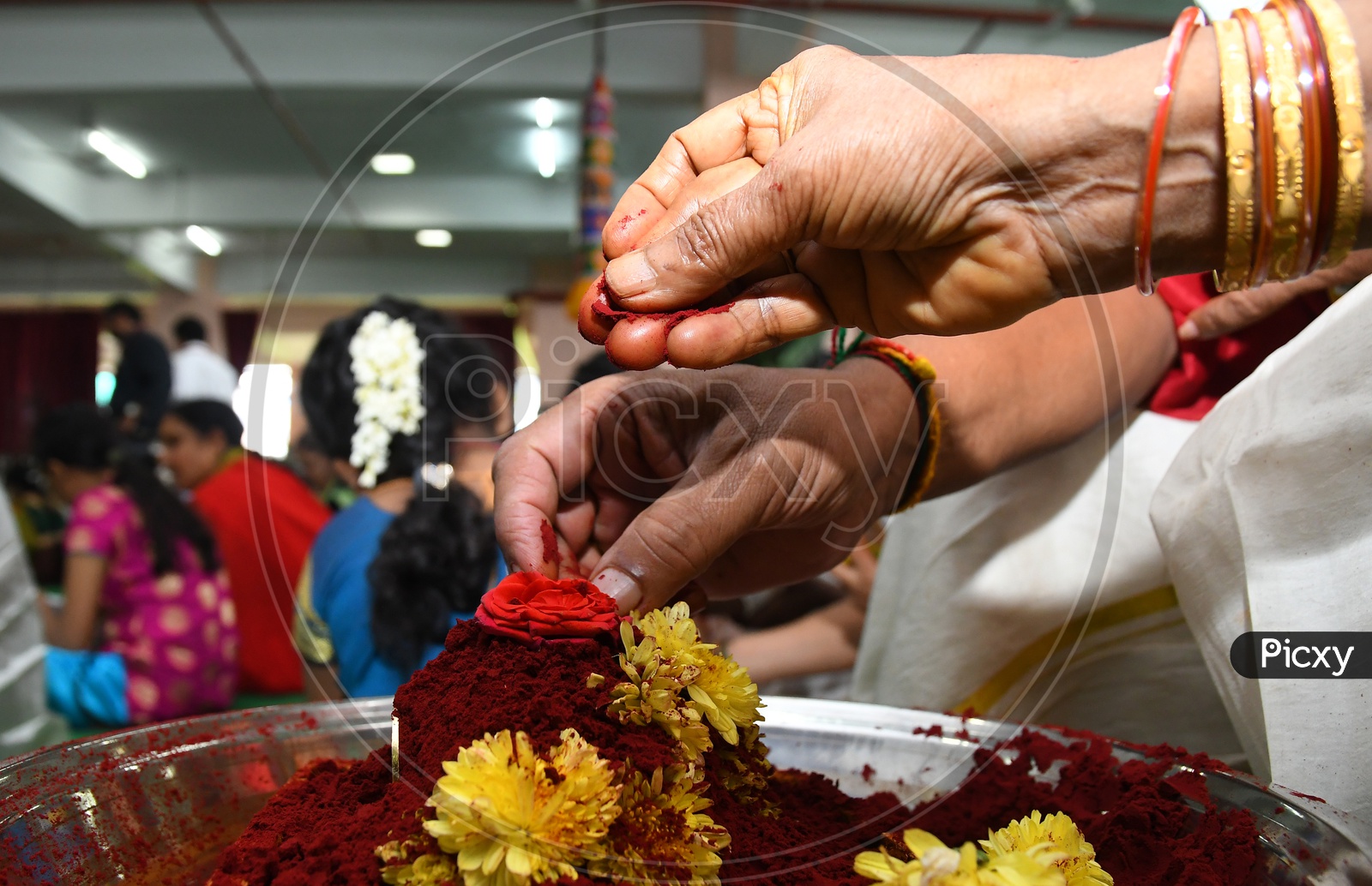Image of Laksha Kumkum Archana Pooja at Kanaka Durga Temple-FL993669-Picxy