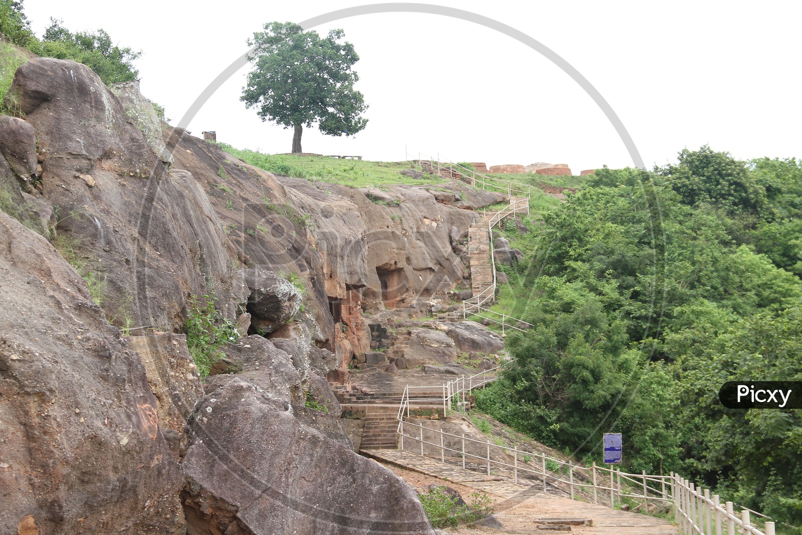 Image of View of Rock Cut Caves in Guntupalli-ES444685-Picxy
