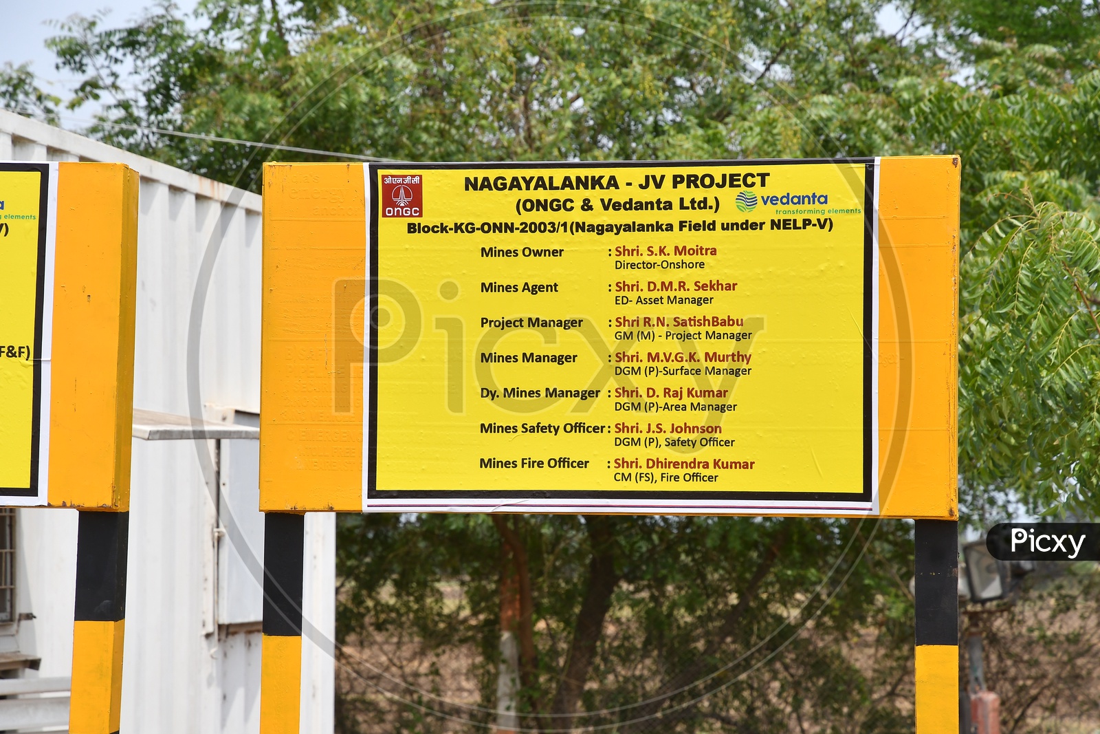 Image of Information board at ONGC Nagayalanka-YM173292-Picxy