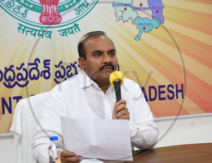 Image of Pattipati Pulla Rao Taking Charge As Civil Supply Minister At ...