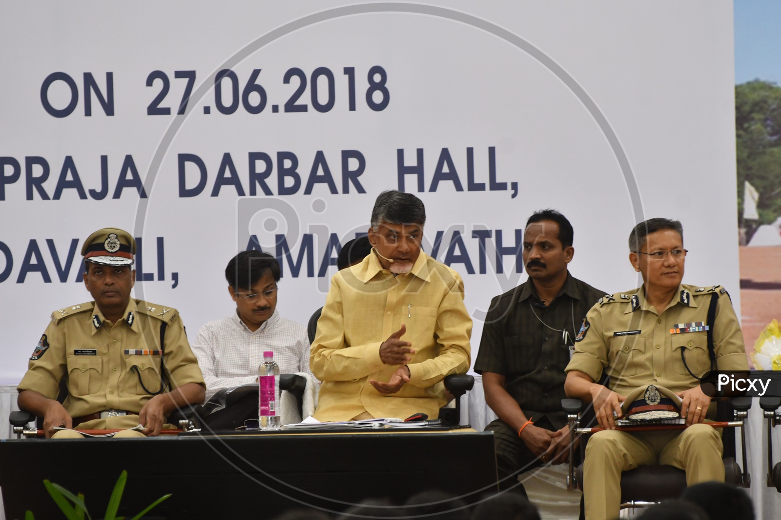Image of Former Andhra Pradesh Chief Minister Nara Chandrababu Naidu, 27th June 2018-BH559517-Picxy