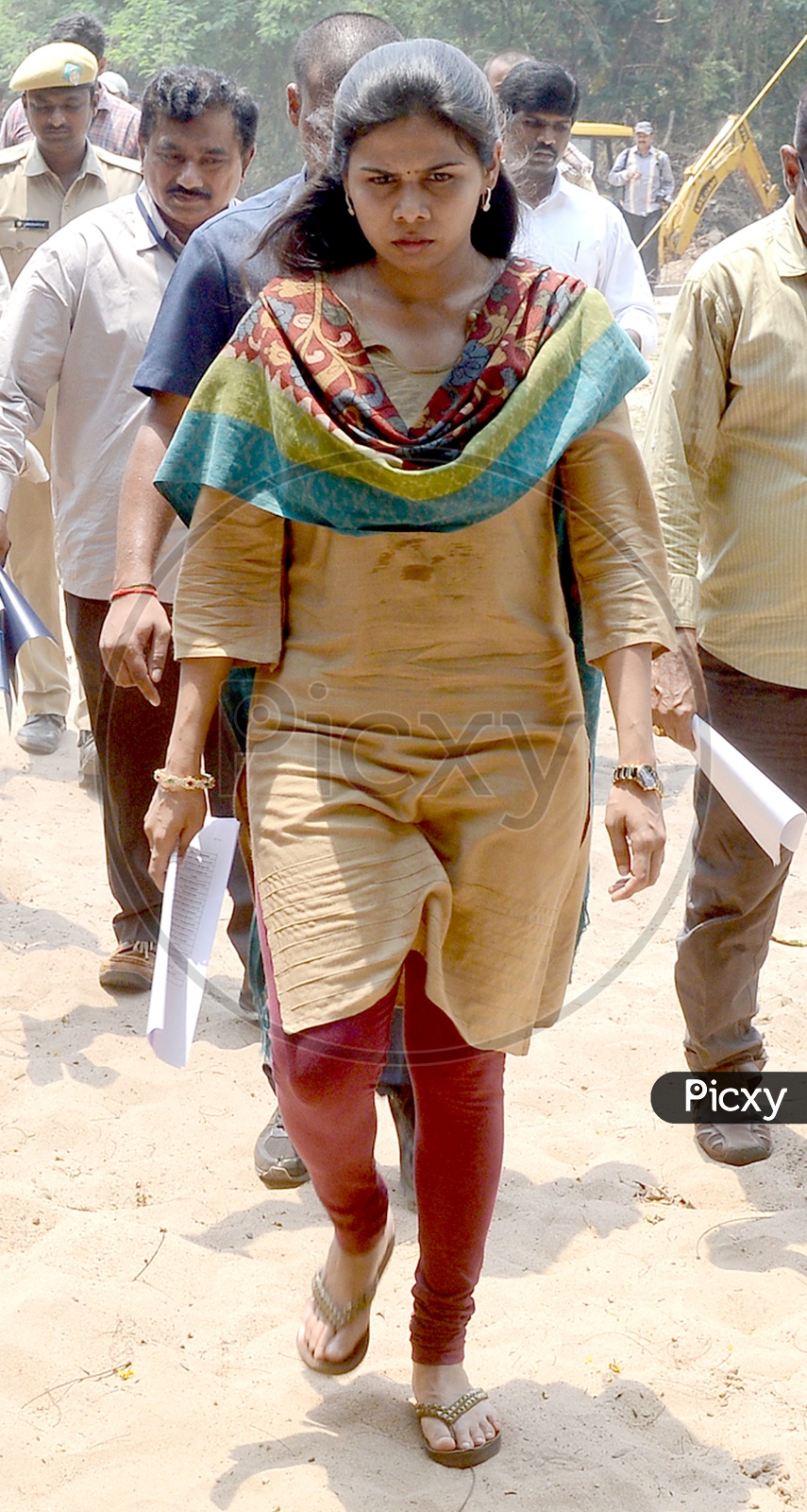 Image of Former Andhra Pradesh Cabinet Minister Bhuma Akhila Priya ...