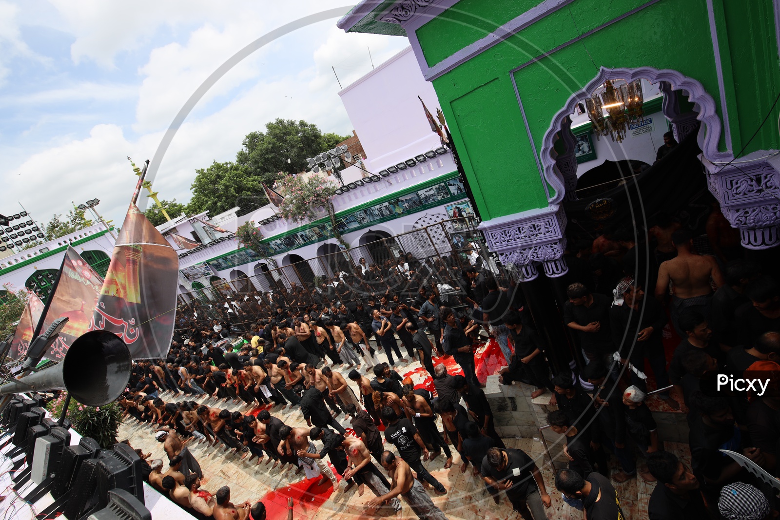 Image of Muharram Mourning By Muslim Devotees At Bibi Ka Alawa By ...