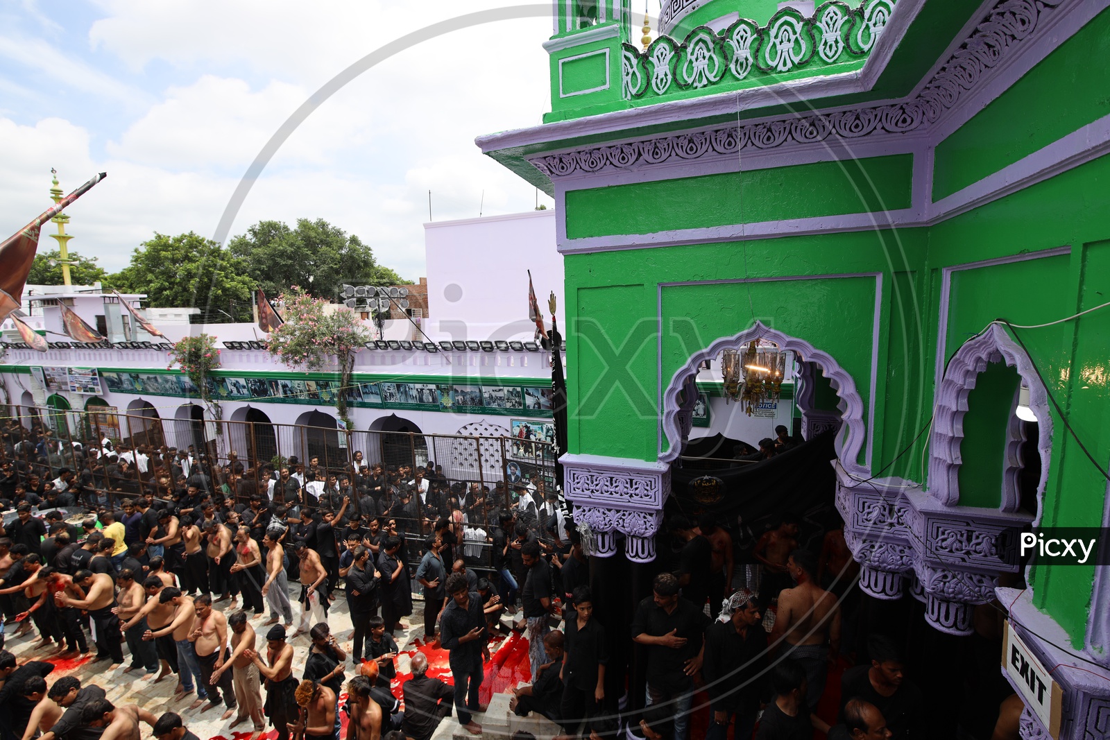 Image of Muharram Mourning By Muslim Devotees At Bibi Ka Alawa By ...