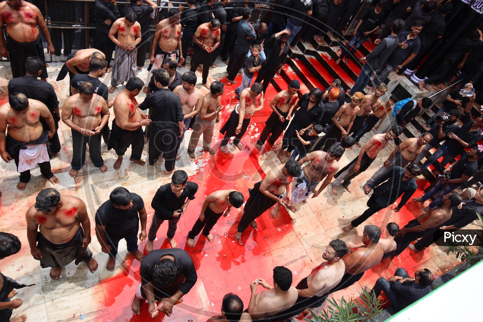 Image of Muharram Mourning By Muslim Devotees At Bibi Ka Alawa By ...