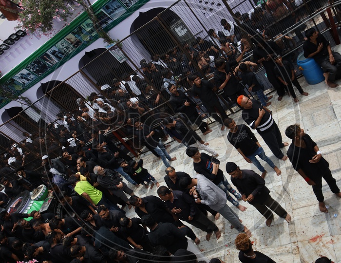 Image of Muharram Mourning By Muslim Devotees At Bibi Ka Alawa By ...