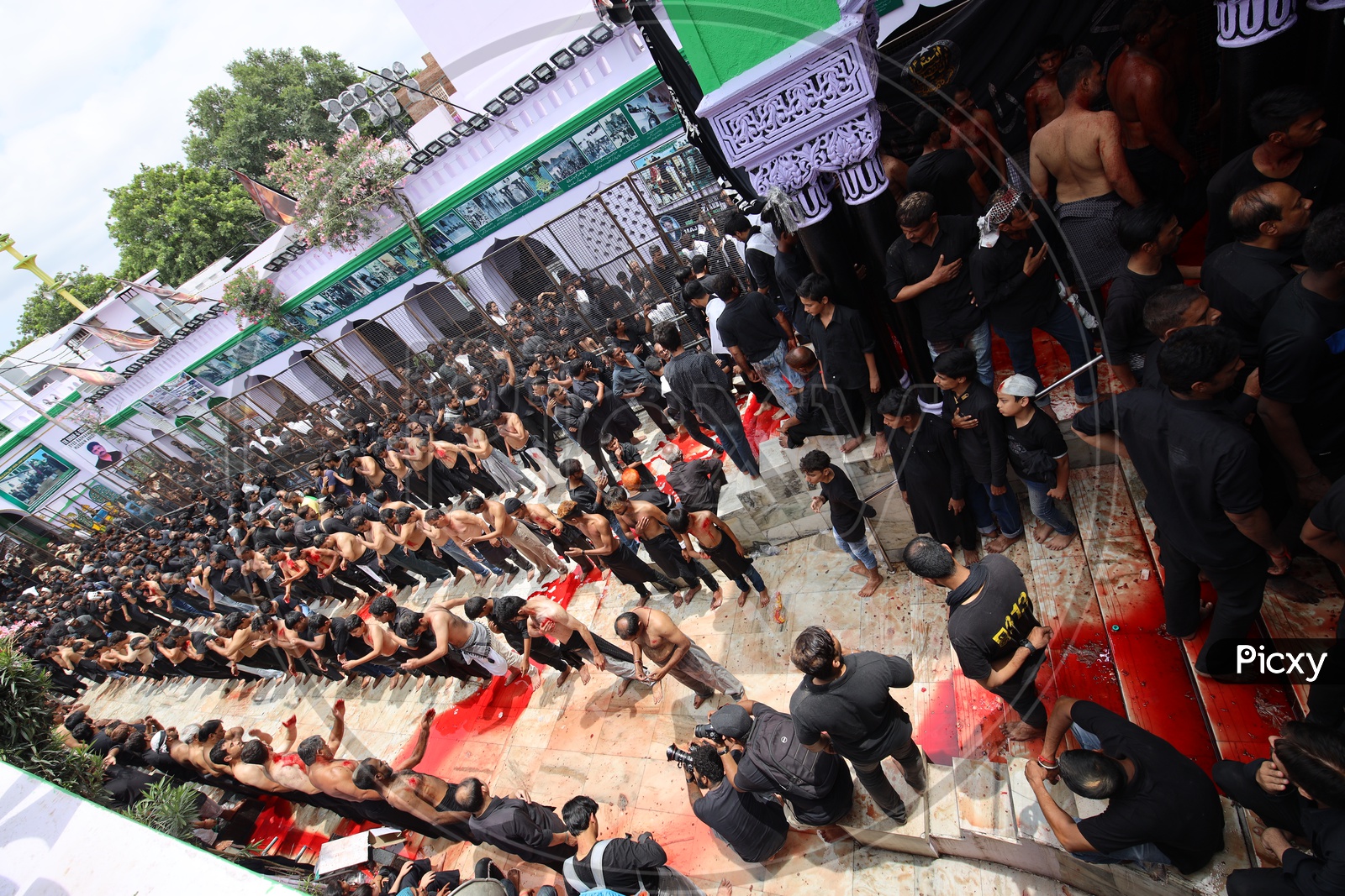 Image of Muharram Mourning By Muslim Devotees At Bibi Ka Alawa By ...