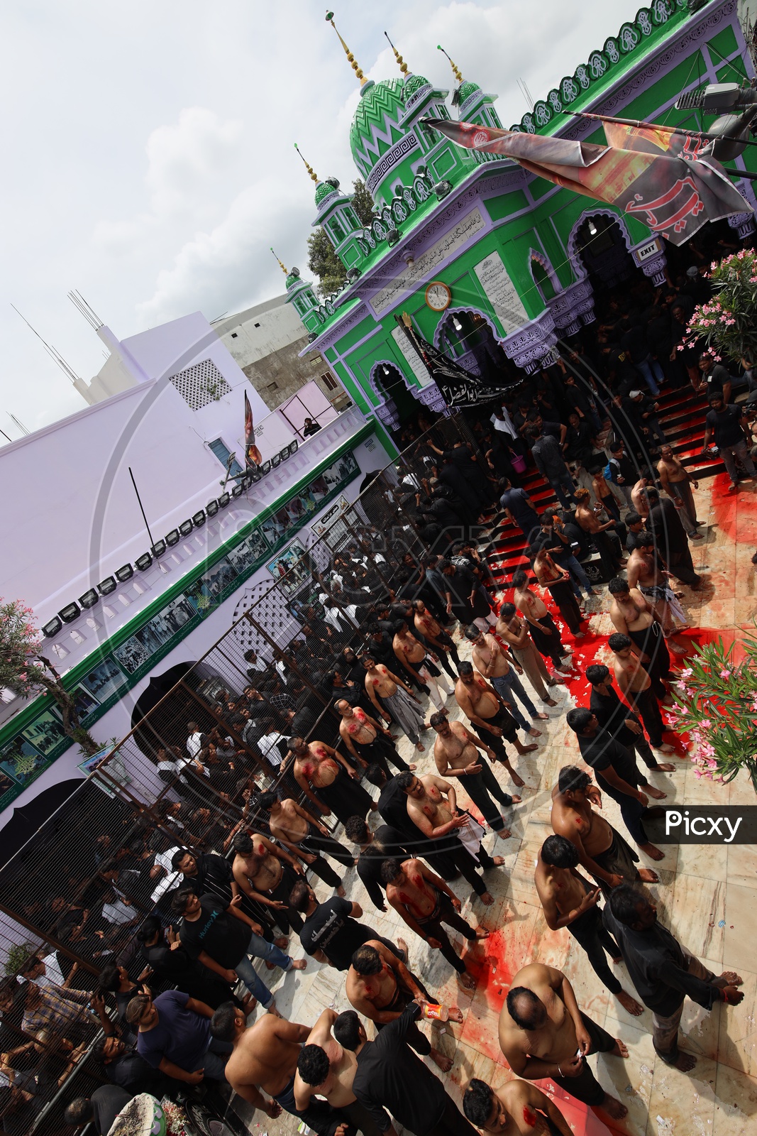 Image of Muharram Mourning By Muslim Devotees At Bibi Ka Alawa By ...