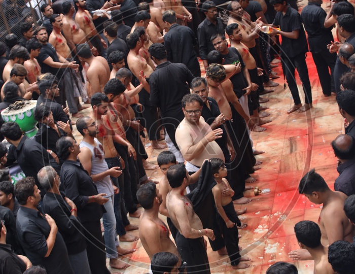 Image of Muharram Mourning By Muslim Devotees At Bibi Ka Alawa By ...