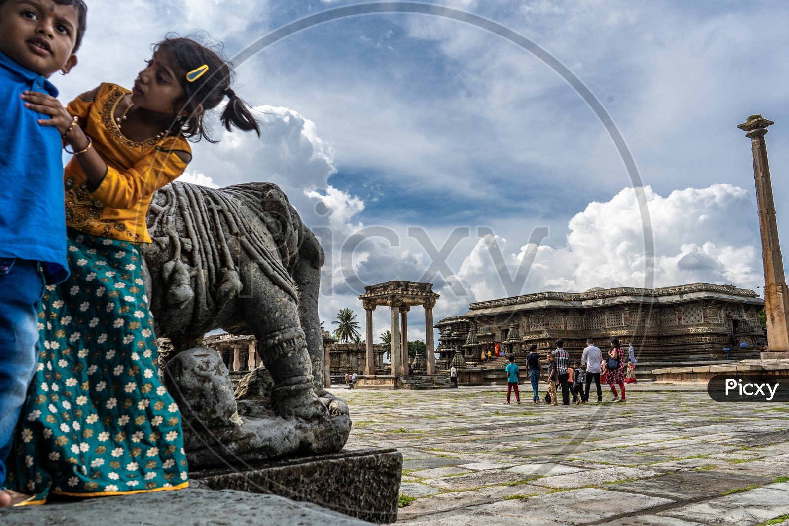 Image of Ancient Hoysala Architecture Of Belur Chennakeshava Temple ...